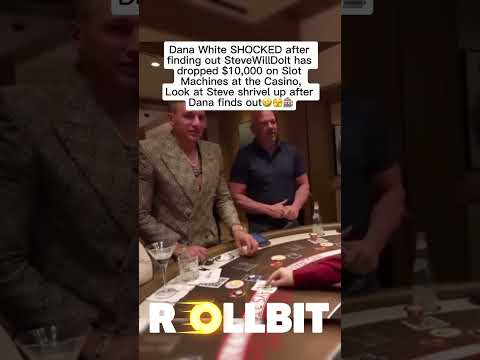 Dana SNAPS at Steveš„“#dana #stevewilldoit #danawhite #slots #blackjack #casino #gambling