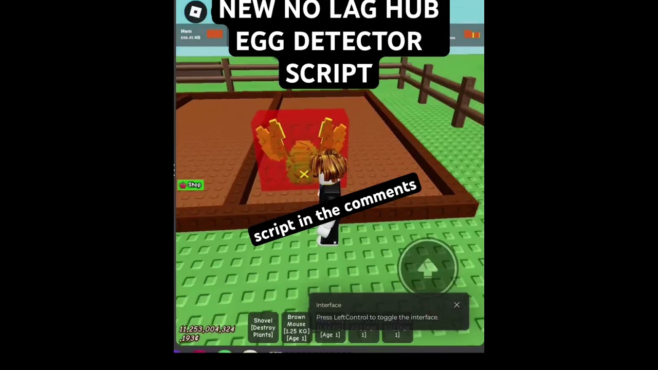 NEW NO LAG HUB SCRIPT #roblox #growagarden #eggdetector