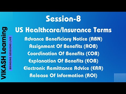 What is ABN, AOB, COB, EOB, ERA & ROI - Session 8