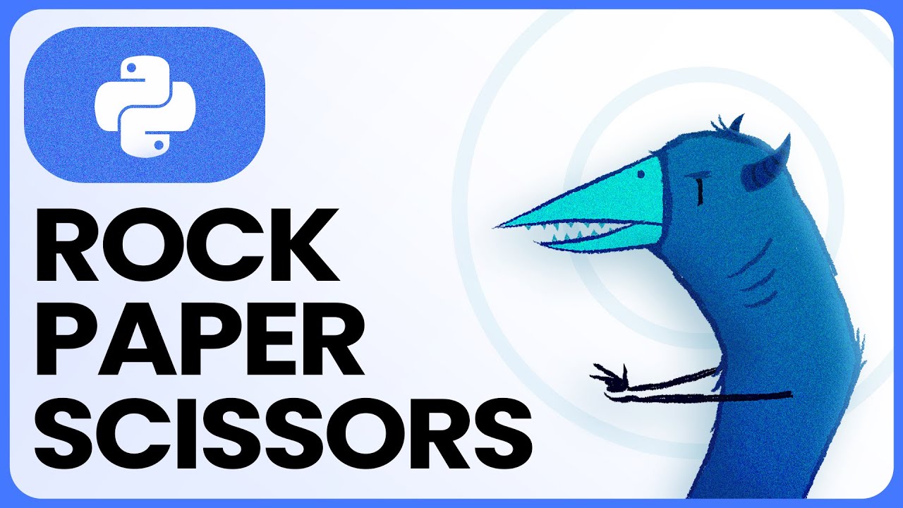 How to Code a ROCK PAPER SCISSORS Game in Python | python tutorial for beginners