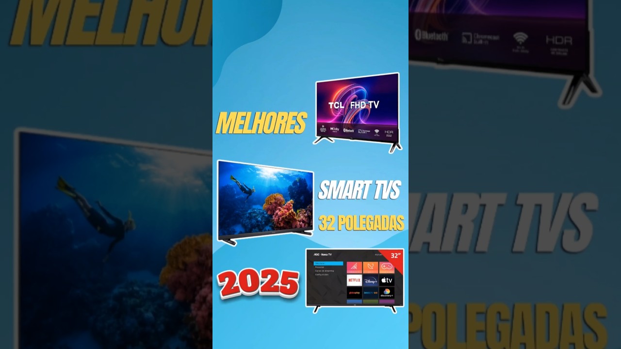 Melhores smart tv 32 polegadas 2025 #smarttv2025