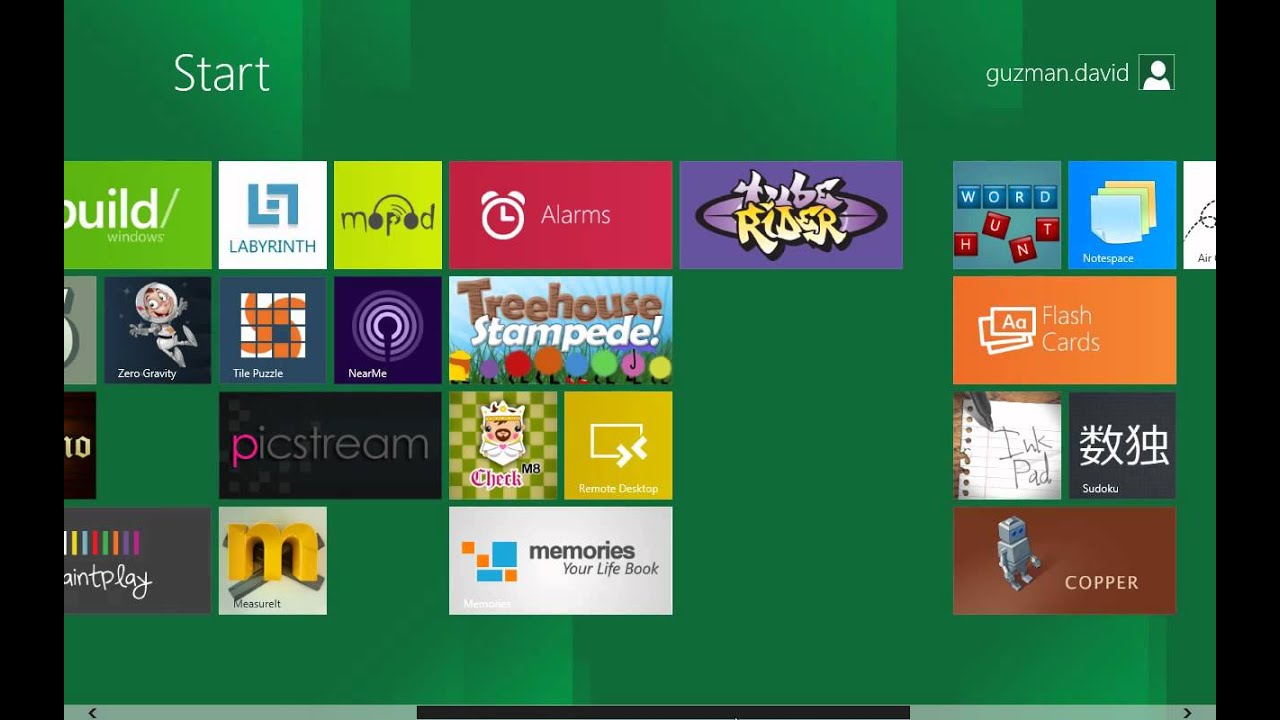 Windows 8 vista rapida