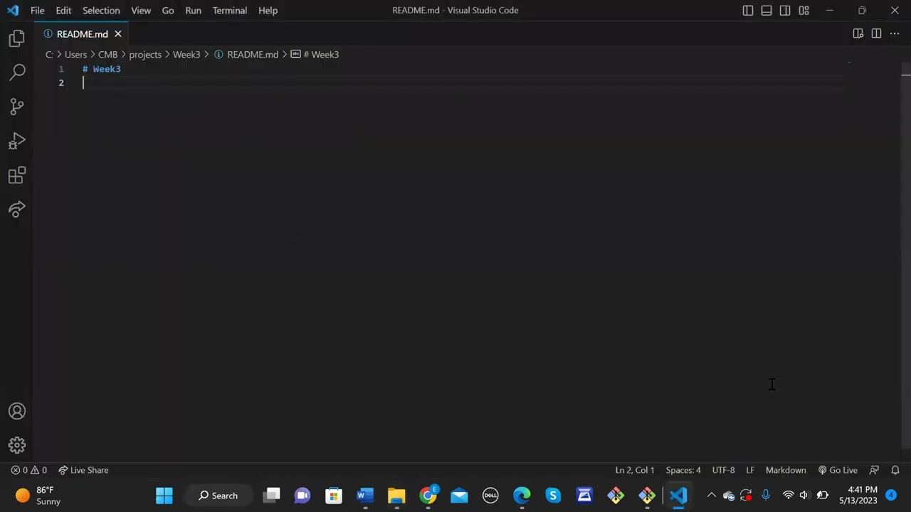 Week3 Github Assignment