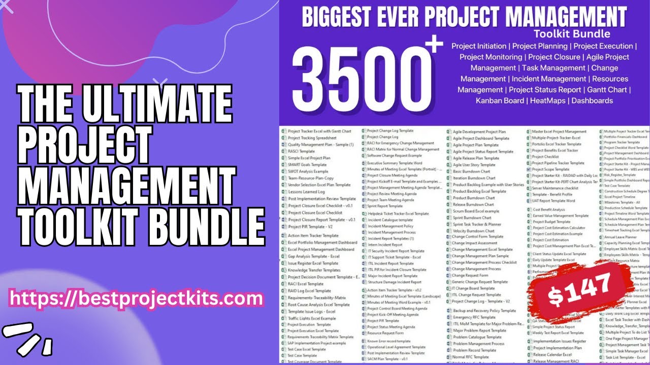 The Ultimate Project Management Toolkit Bundle