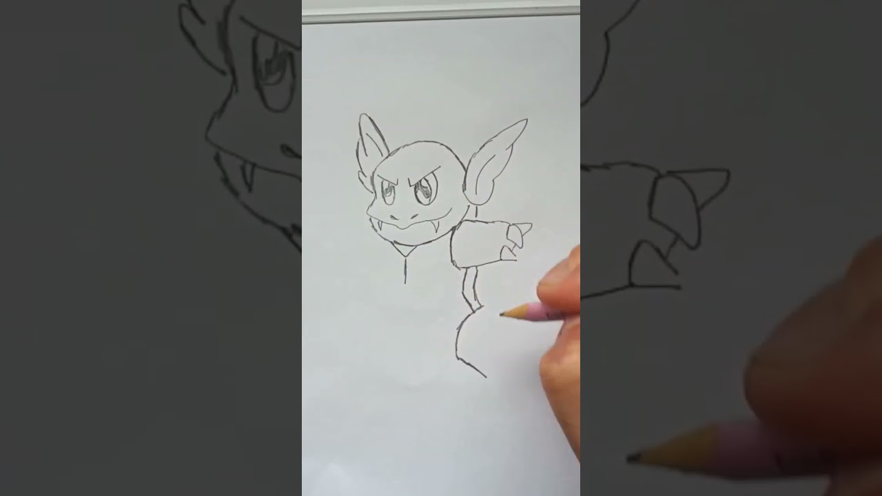 COMO DESENHAR O POKÉMON WARTORTLE #WARTORTLE #POKÉMON