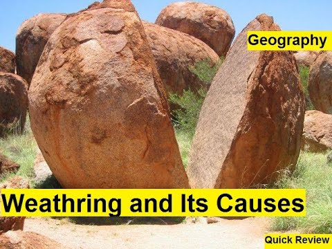 Weathering And Its Causes | Urdu and Hindi | Quick Review