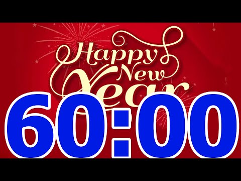 New Year Countdown 2025 | 60 Minute Timer with Fireworks and Music | Tin Hα»c Vui