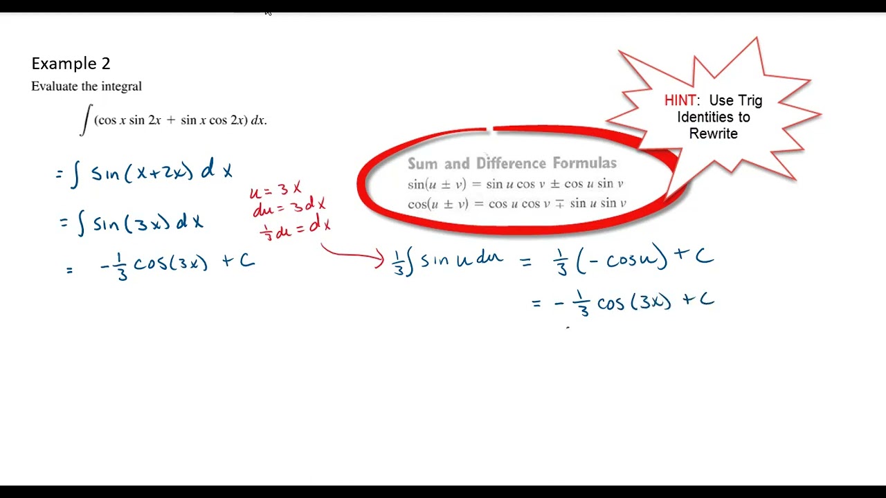 Sec 8 1 Basic Integration Formulas