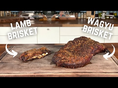 Lamb Brisket vs. Wagyu Brisket @GugaFoods