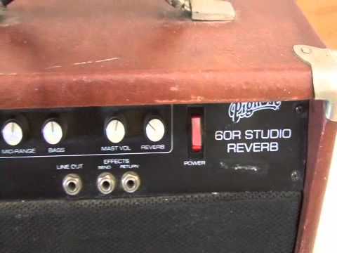 Pignose 60R Studio Reverb Serial #3959 1x12 Solid State Amp | Reverb
