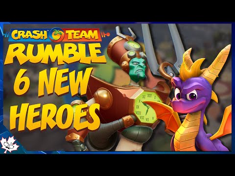 Canadian Guy Eh: Crash Team Rumble – 6 new heroes discovered! (Spyro, N ...