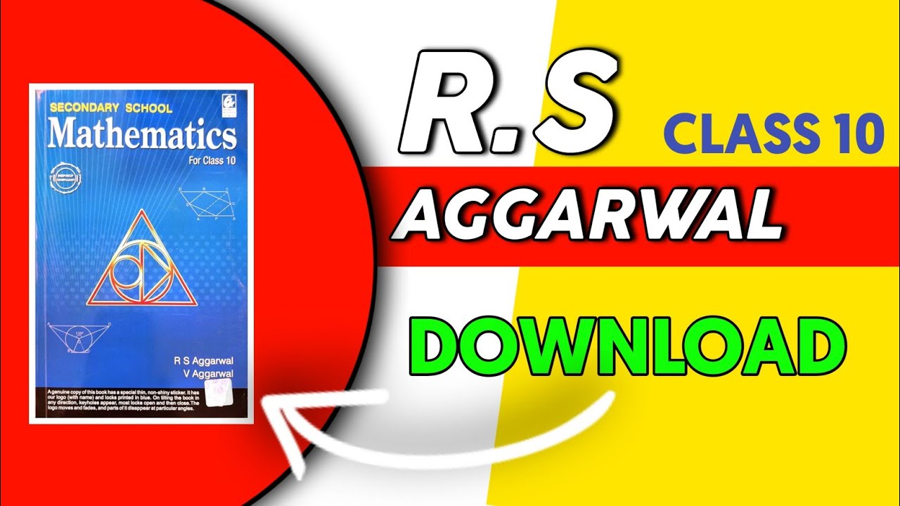 Rs aggarwal class 10 maths pdf download | download class 10 rs aggarwal pdf free 
