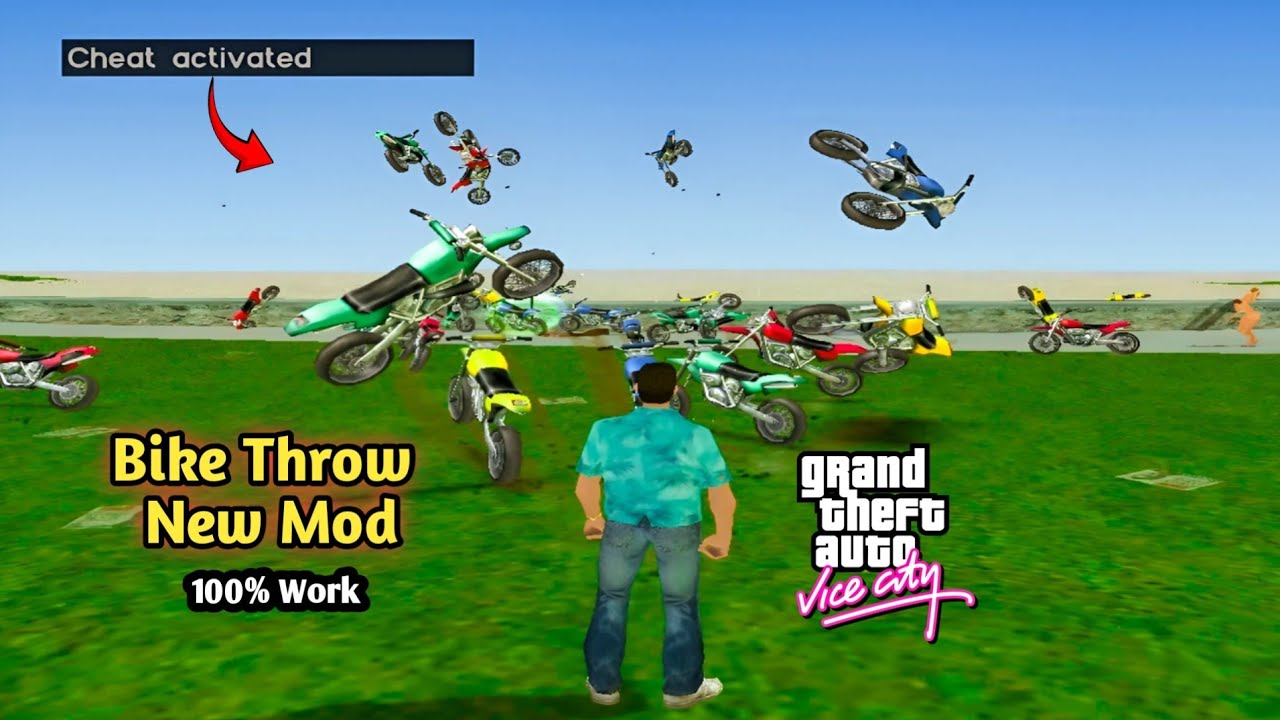 Sanchez Bike Throw 1 - GTA: Vice City