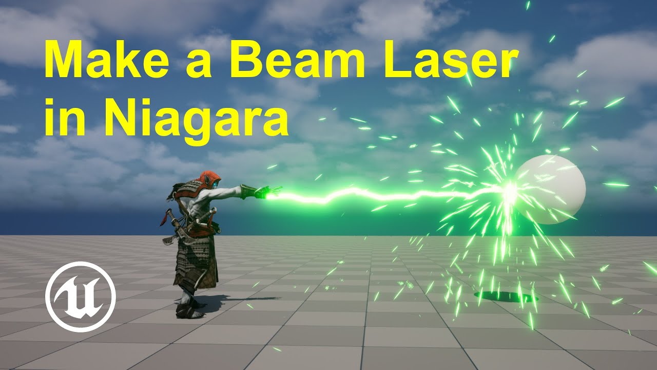 How to make a Beam Laser in Niagara in Unreal Engine 5