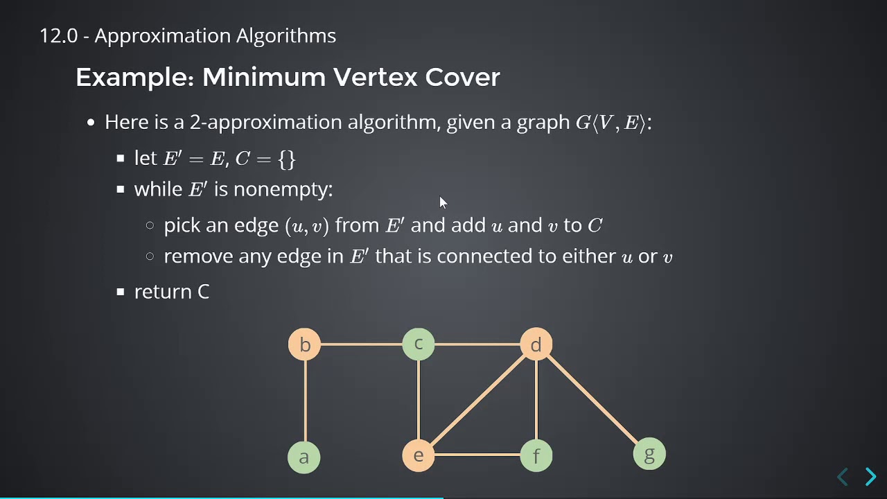 12.0 - Approximation Algorithms