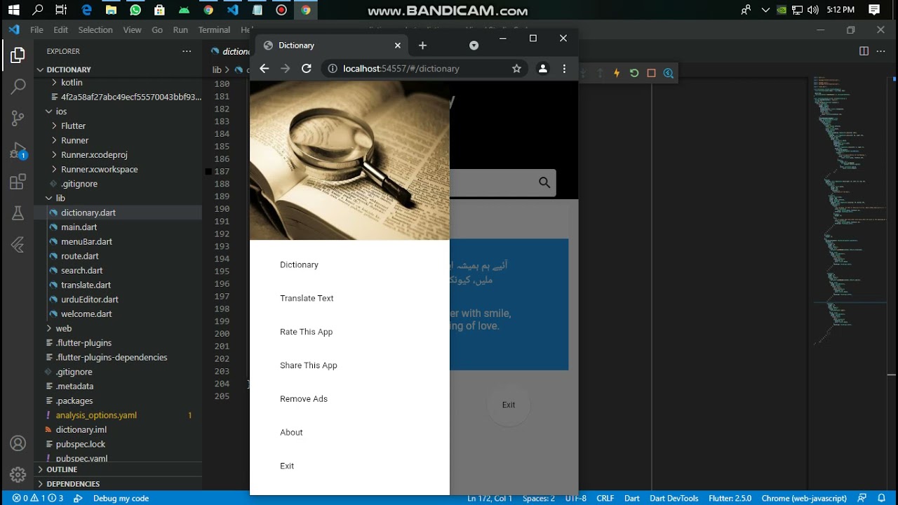 How to make a Dictionary and Translator with Flutter