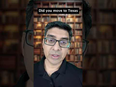 Did you move to Texas | Indian-Americans