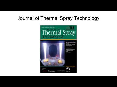 Journal Of Thermal Spray Technology