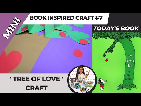Cute Tree Craft |Book Inspired Crafts #7| Book: The Giving Tree
