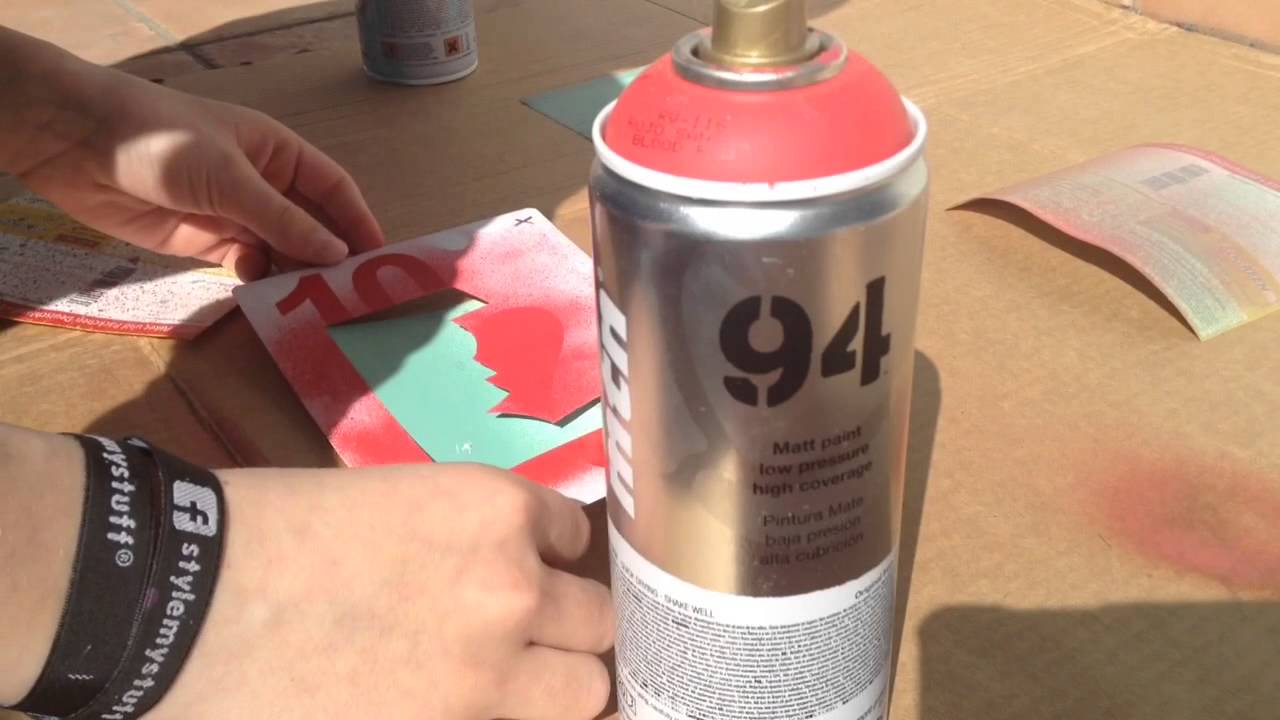 How To Make a Throwie Stencil