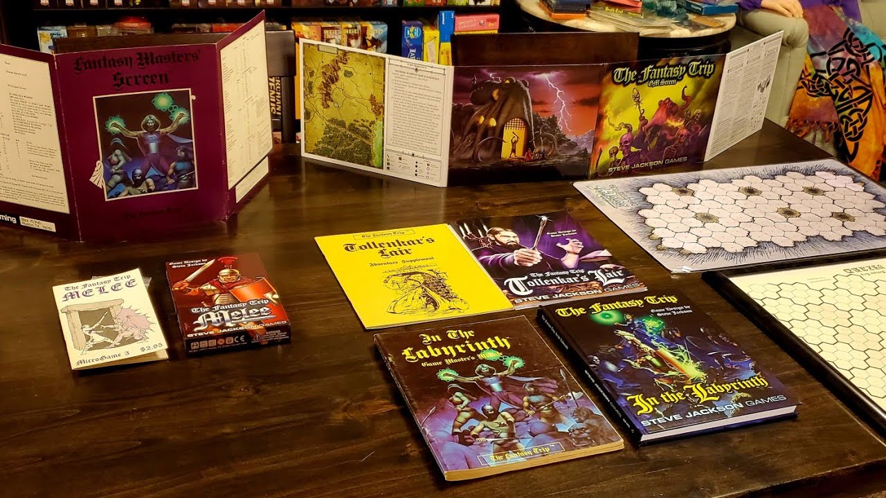 The Fantasy Trip 1977 vs 2019 Comparison