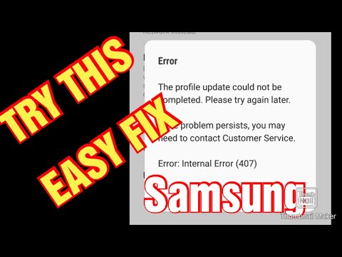 Fixing the Samsung"Internal Error 407" endless loop on Galaxy S8/S8+ S9 NOTE 8 9 android phones
