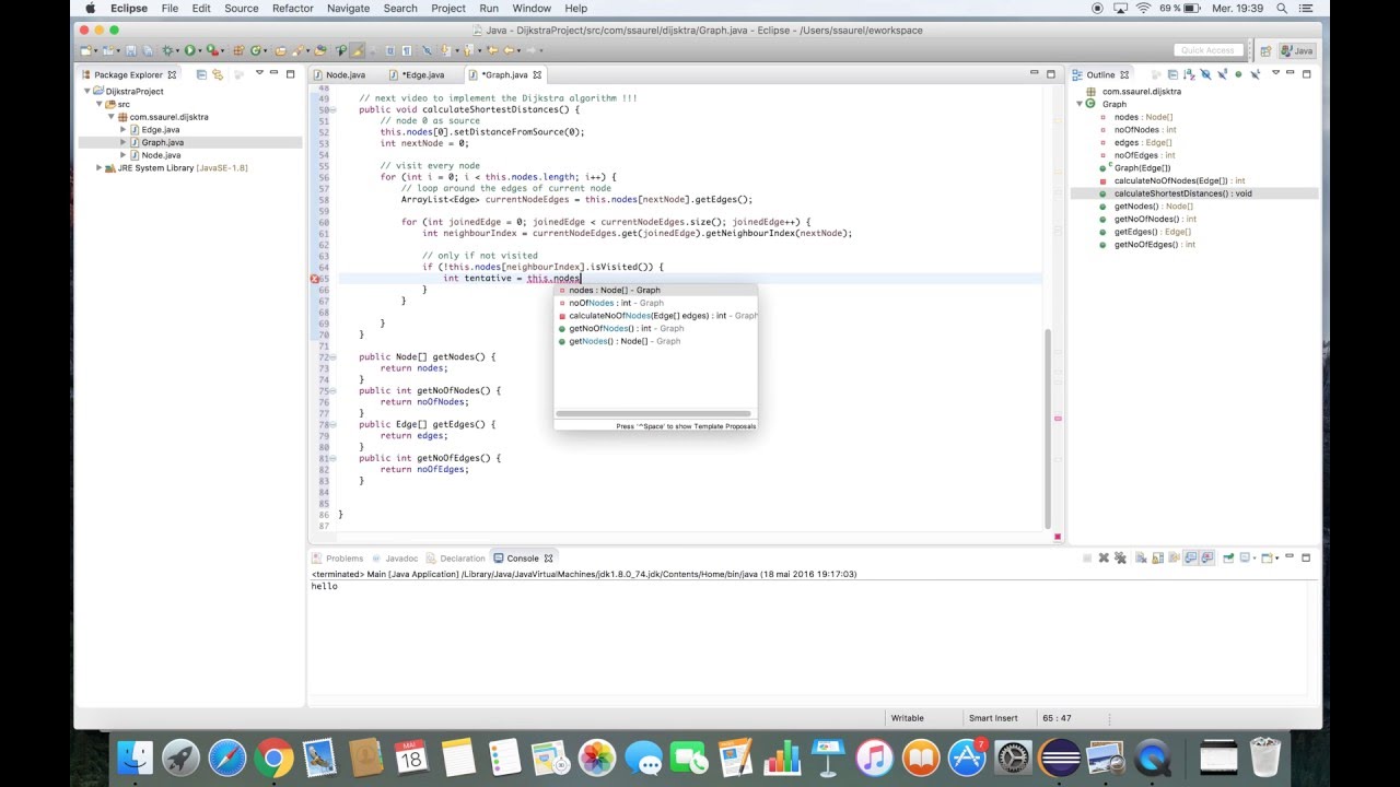 Implement Dijkstra Algorithm in Java - Part 3 / 5