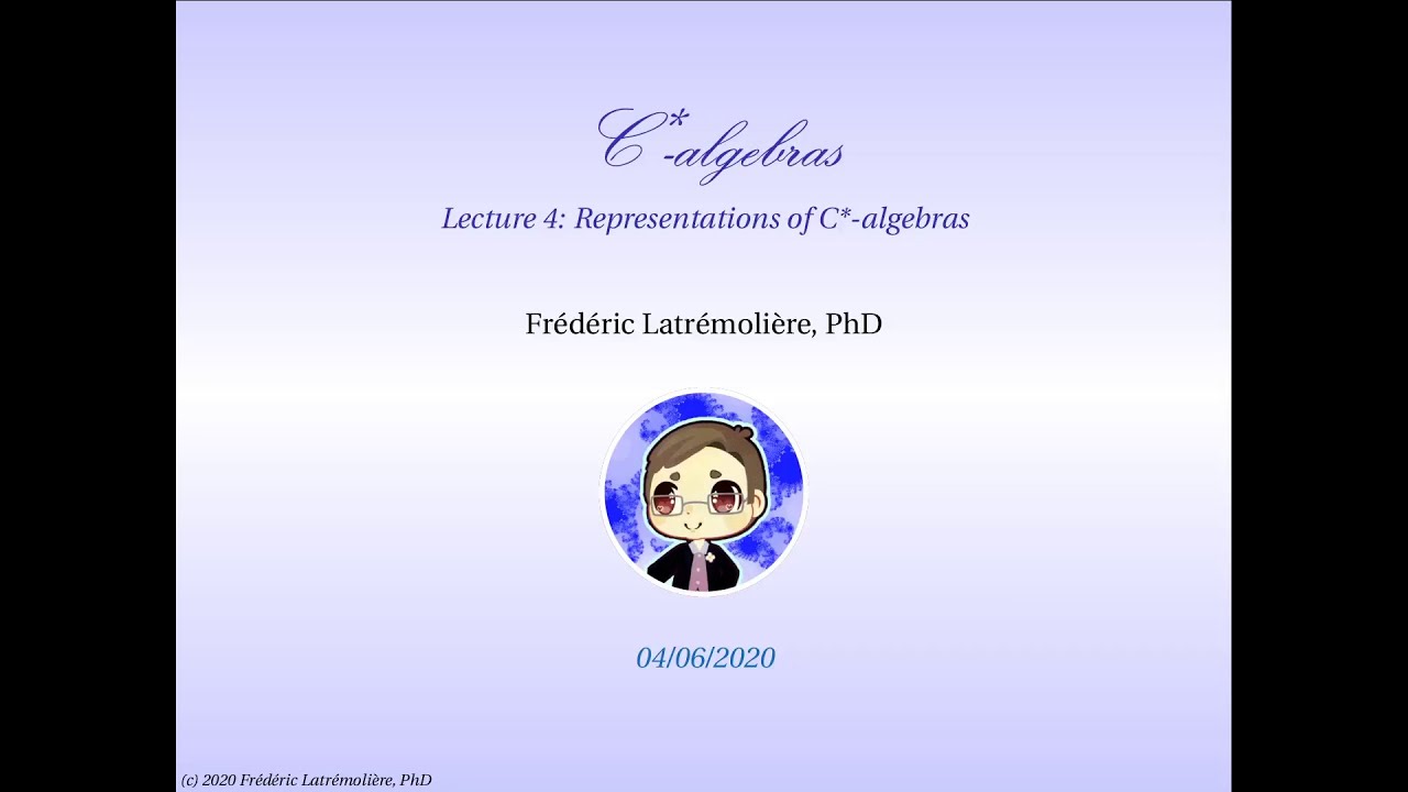 C*-algebras: Representations