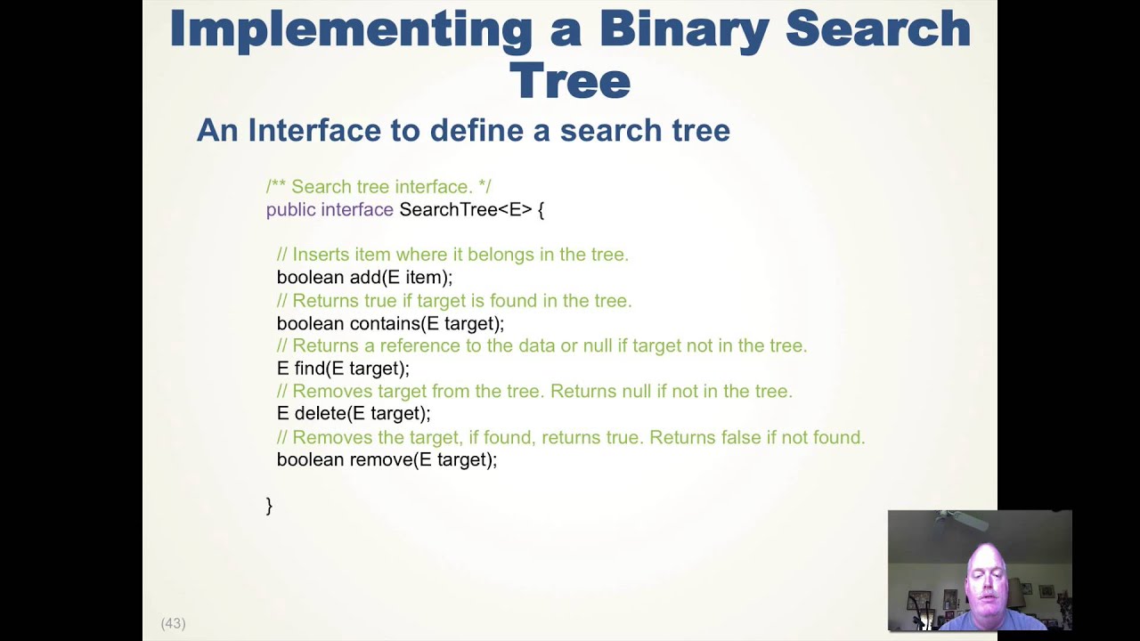 Binary Trees & Binary Search Trees