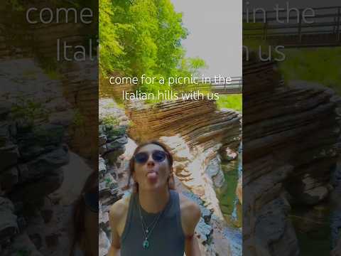 a picnic in the Italian hills 🔆