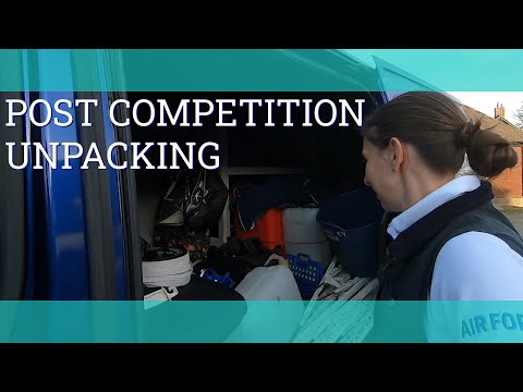 Unpacking after an event – Beth Endurance