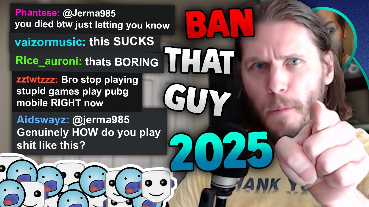 The ULTIMATE Jerma BAN THAT GUY Compilation (2025)