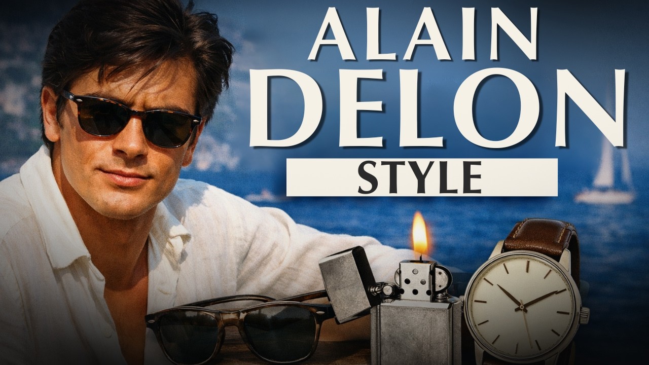 Alain Delon Style | The Most Handsome Man in Cinema
