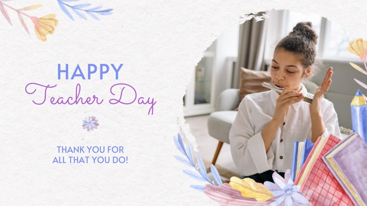 Free Teacher Appreciation Video Template (Customizable) - FlexClip