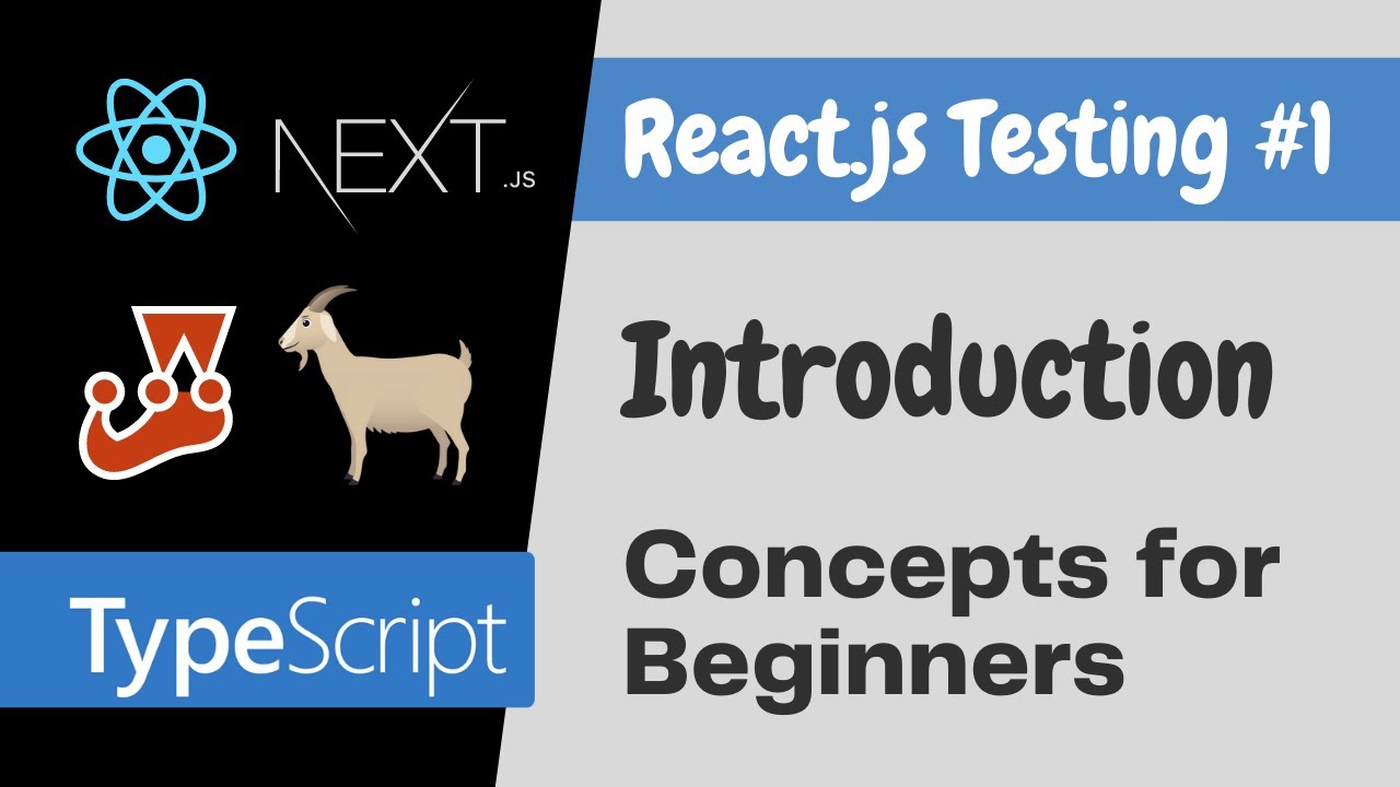Introduction to Testing: Concepts for Beginners - React.js Testing Tutorial #1