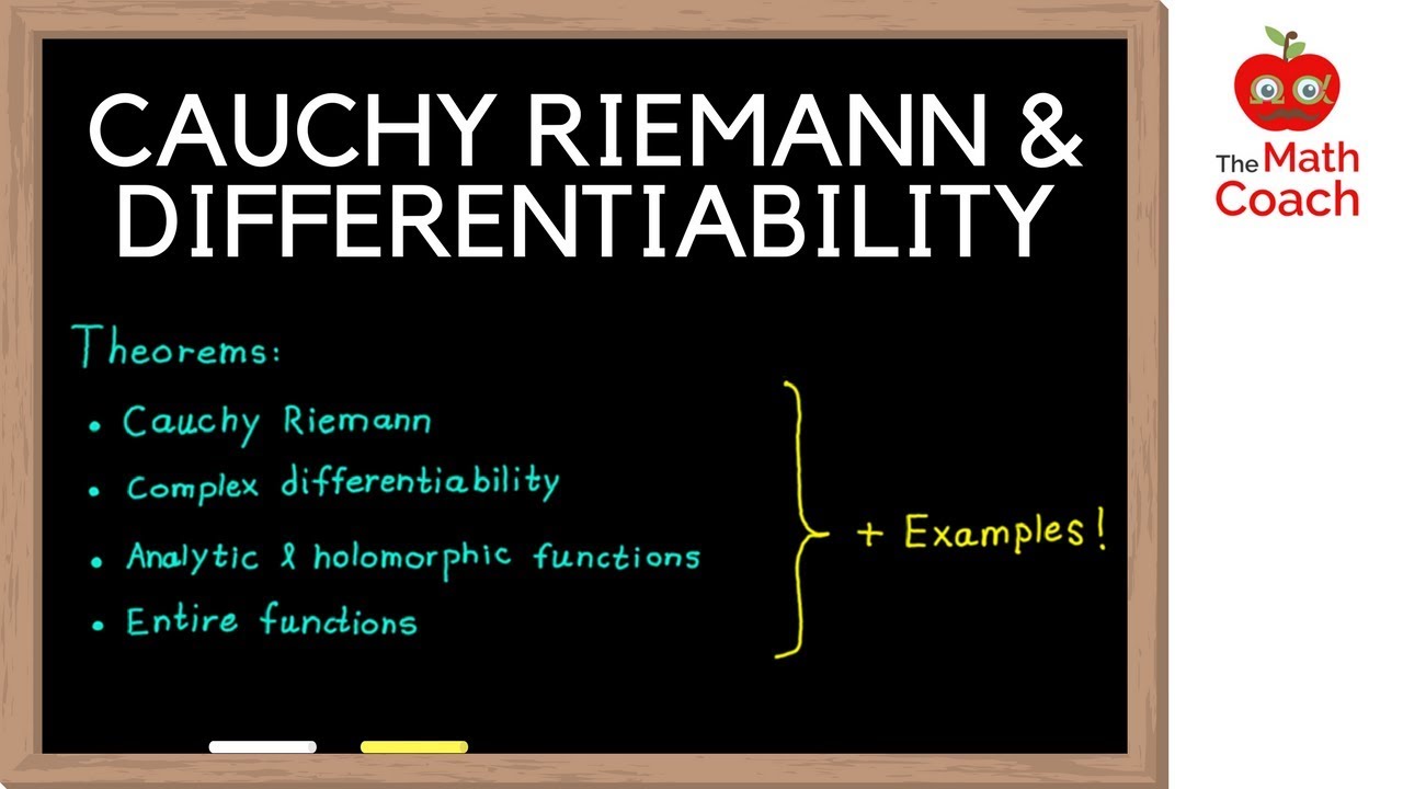 Cauchy-Riemann Equations & Complex Differentiability Explained | Complex Analysis #2