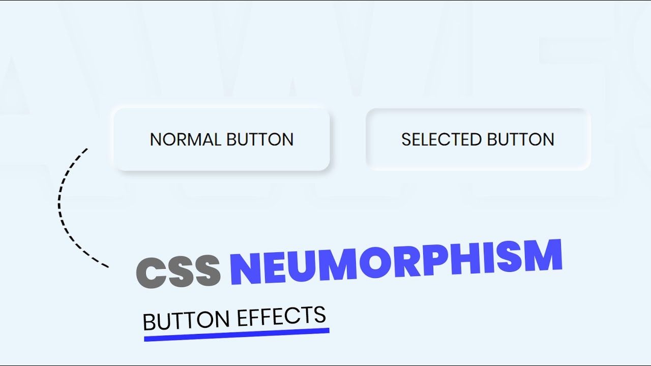 Neumorphism Button Tutorial For Beginners Using Html and CSS | Neumorphic Style
