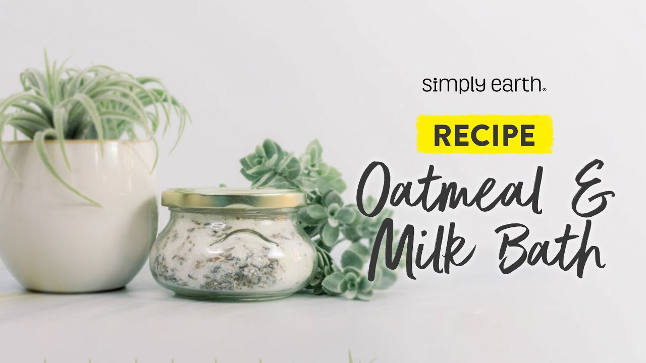 DIY Oatmeal And Milk Bath Recipe With Essential Oils