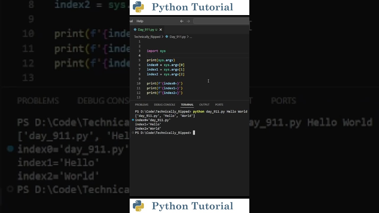 Python Command-Line Arguments Explained | Python Tutorial