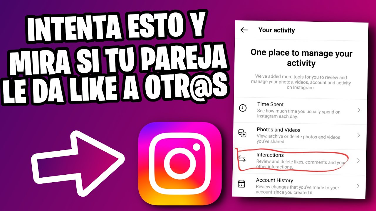 Como saber si tu pareja le da LIKE a otra personas | [Tutorial INSTAGRAM]😱