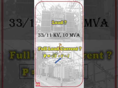 How to Calculate Full Load Current of Transformer | How to Calculate Load on Transformer | Hindi |