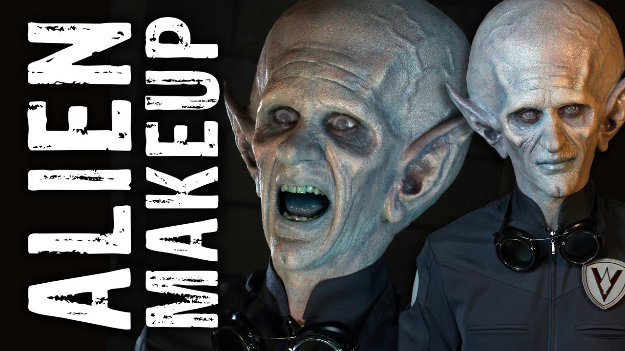 Classic Alien Makeup Transformation!