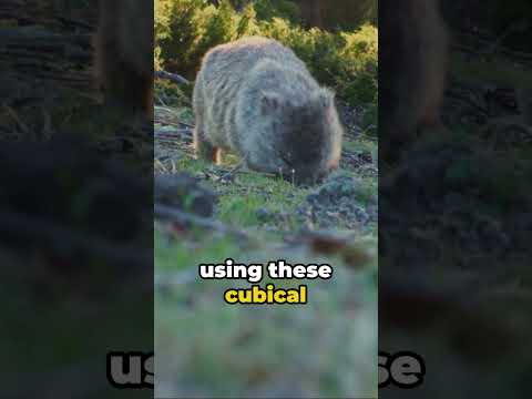 Why wombats poop cubes. #science