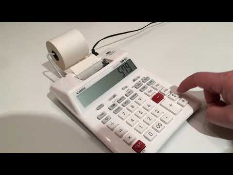 Canon P23-DHV G Printing 12-digit Calculator