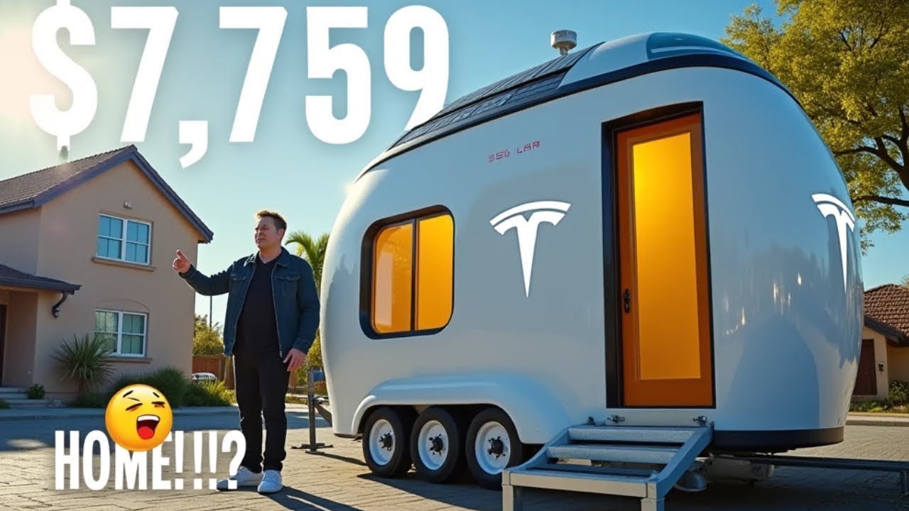 Elon Musk Reveals $7,566 Tesla Tiny House — Stunning Interior Tour!