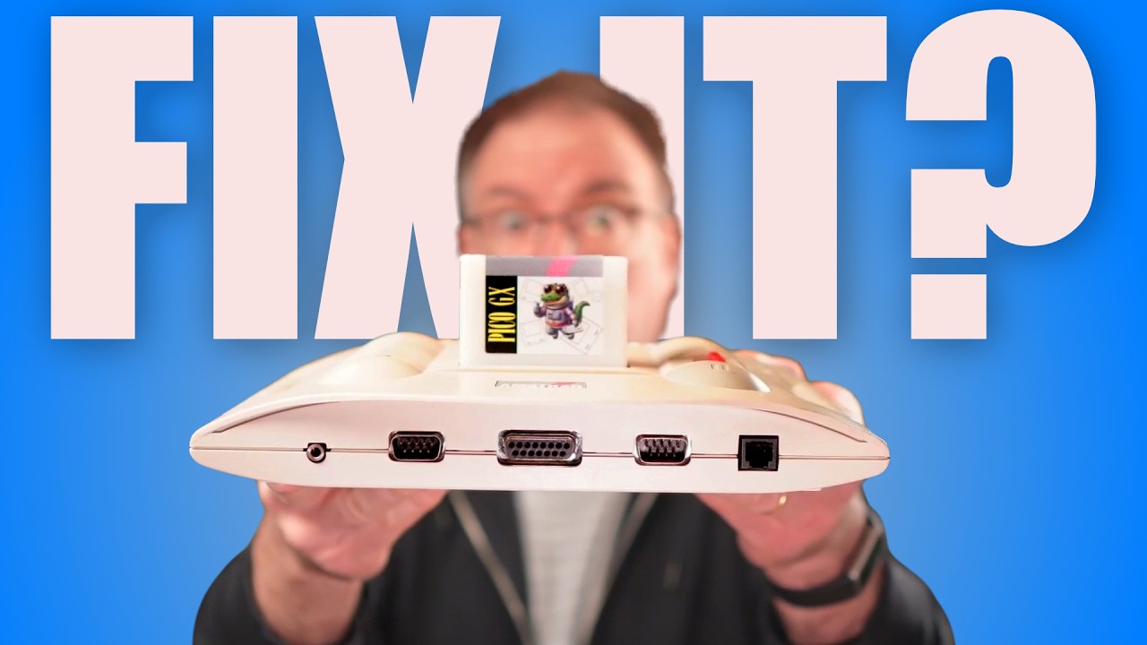 The 90s Best (8bit) Games Console? - Amstrad GX4000 Repair *PLUS* Pico GX