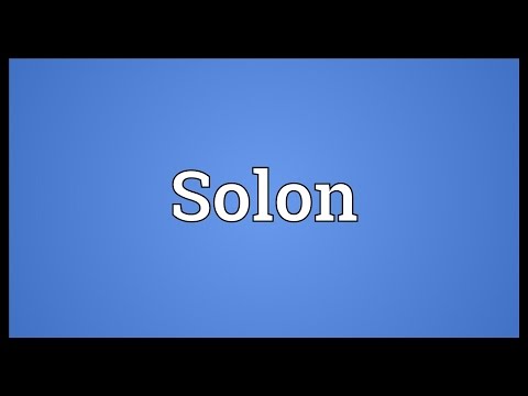 Solon Meaning
