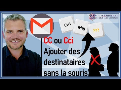 03/24 💥GMAIL💥 Comment afficher les champs CC et CCi sans la souris