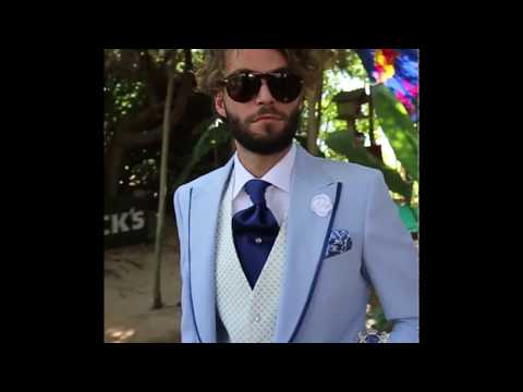 Light blue fashion italian groom suit Model 2729 Ottavio Nuccio Gala