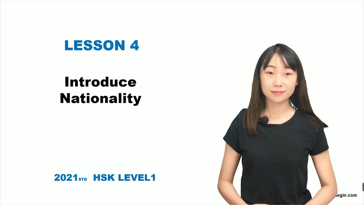 Lesson 4 introduce nationality